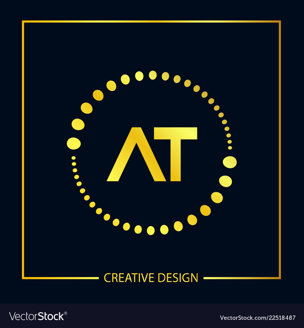 Initial letter at logo template design Royalty Free Vector