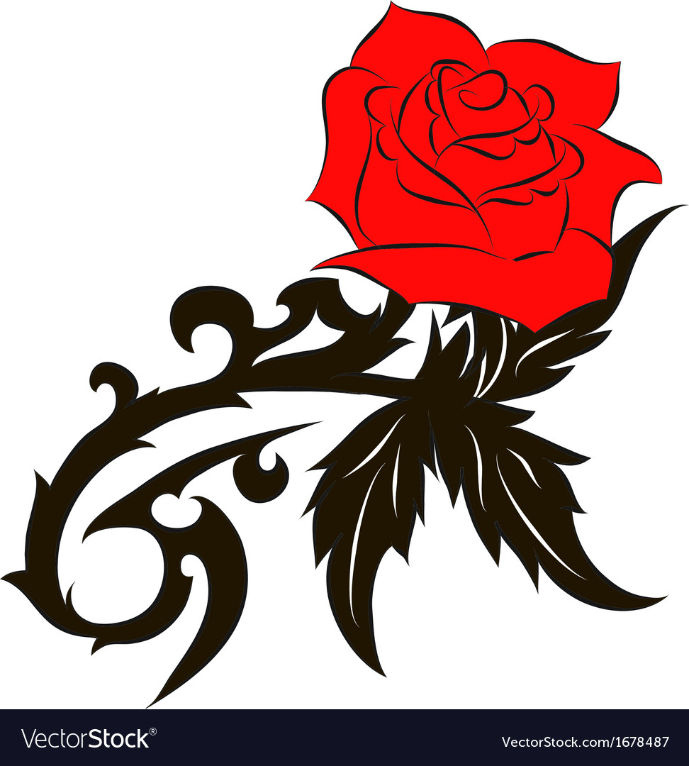 Rose Royalty Free Vector Image - VectorStock
