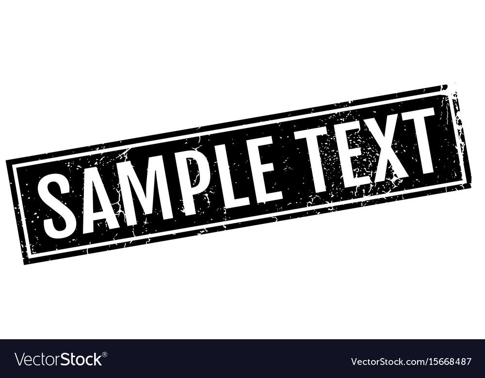 Sample text rubber stamp Royalty Free Vector Image