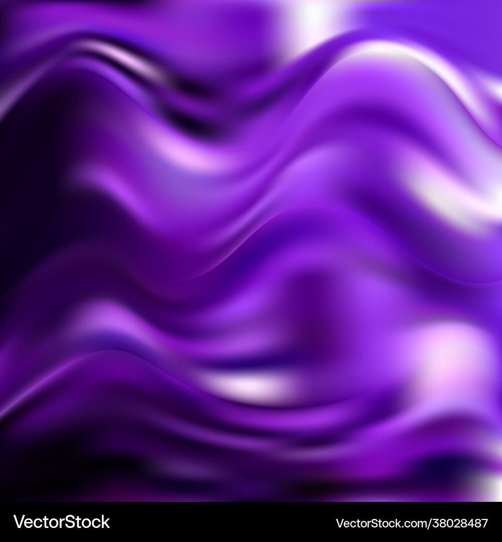 Wrinkled bright blue 3d fabric design element Vector Image