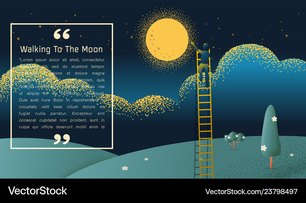 Business concept reach out Royalty Free Vector Image