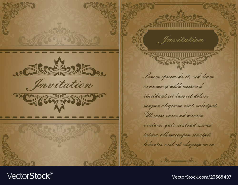 Premium invitation Royalty Free Vector Image - VectorStock Premium invitation Royalty Free Vector Image - VectorStock