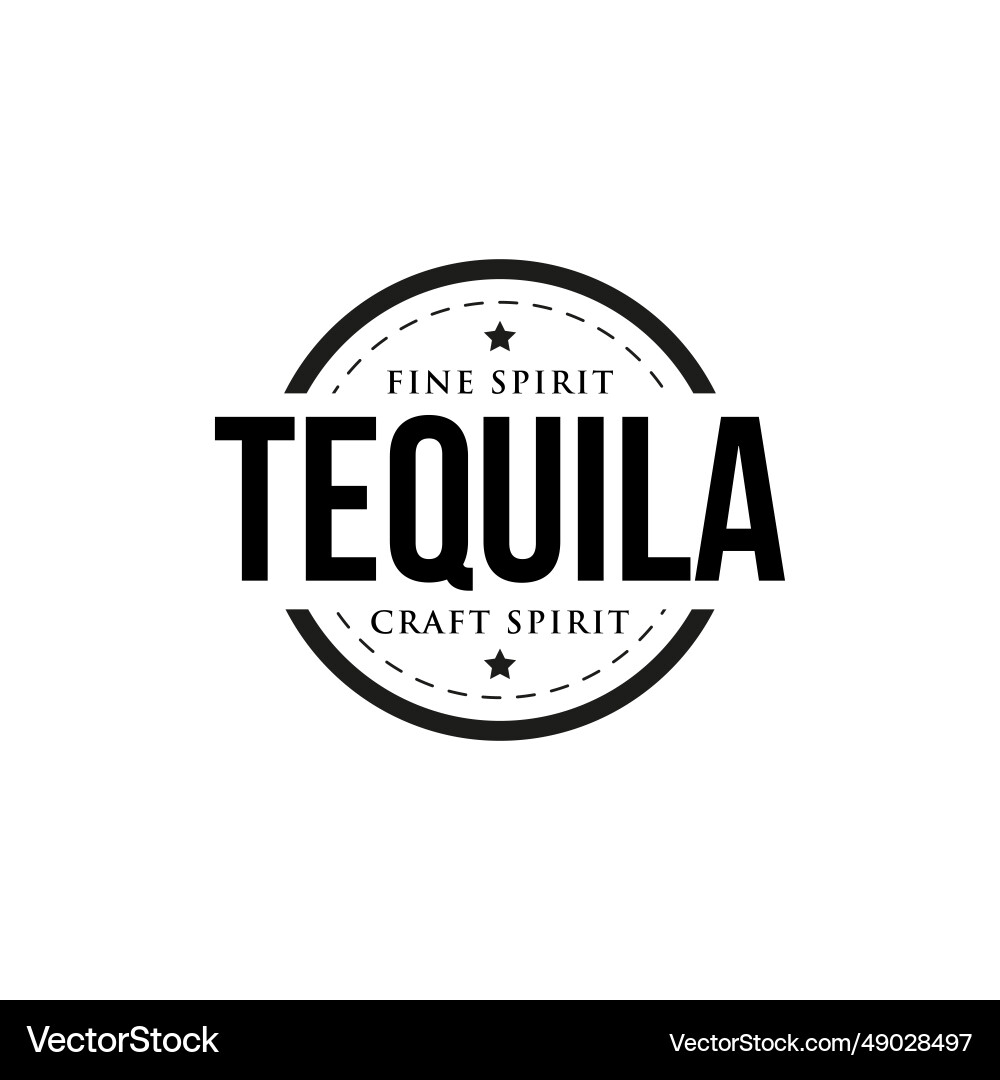 Tequila vintage stamp sign Royalty Free Vector Image