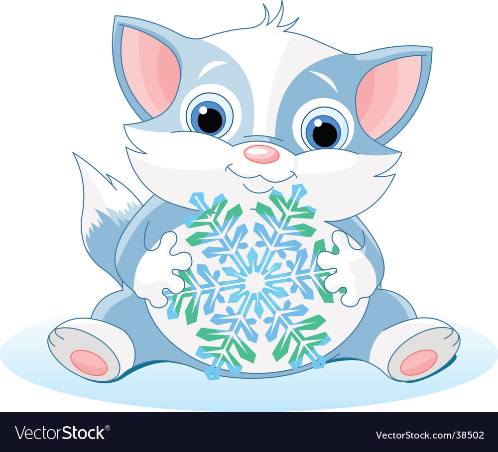 Snowcat Royalty Free Vector Image - VectorStock