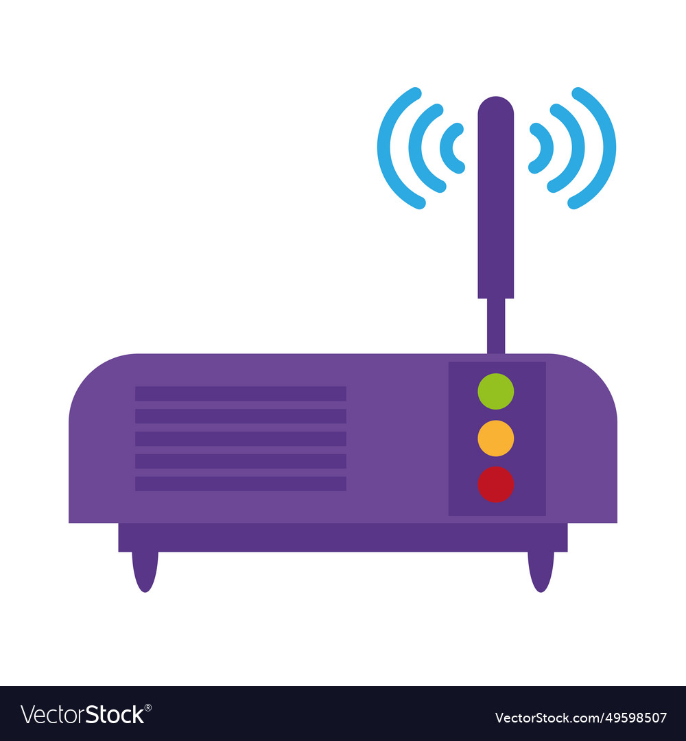 Database modem Royalty Free Vector Image - VectorStock