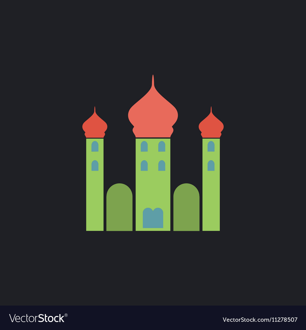 Mosque computer symbol Royalty Free Vector Image