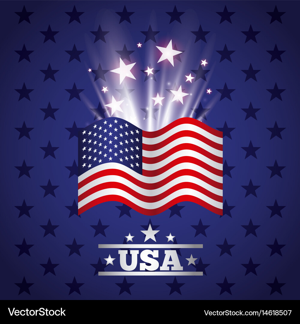 United states america emblem Royalty Free Vector Image