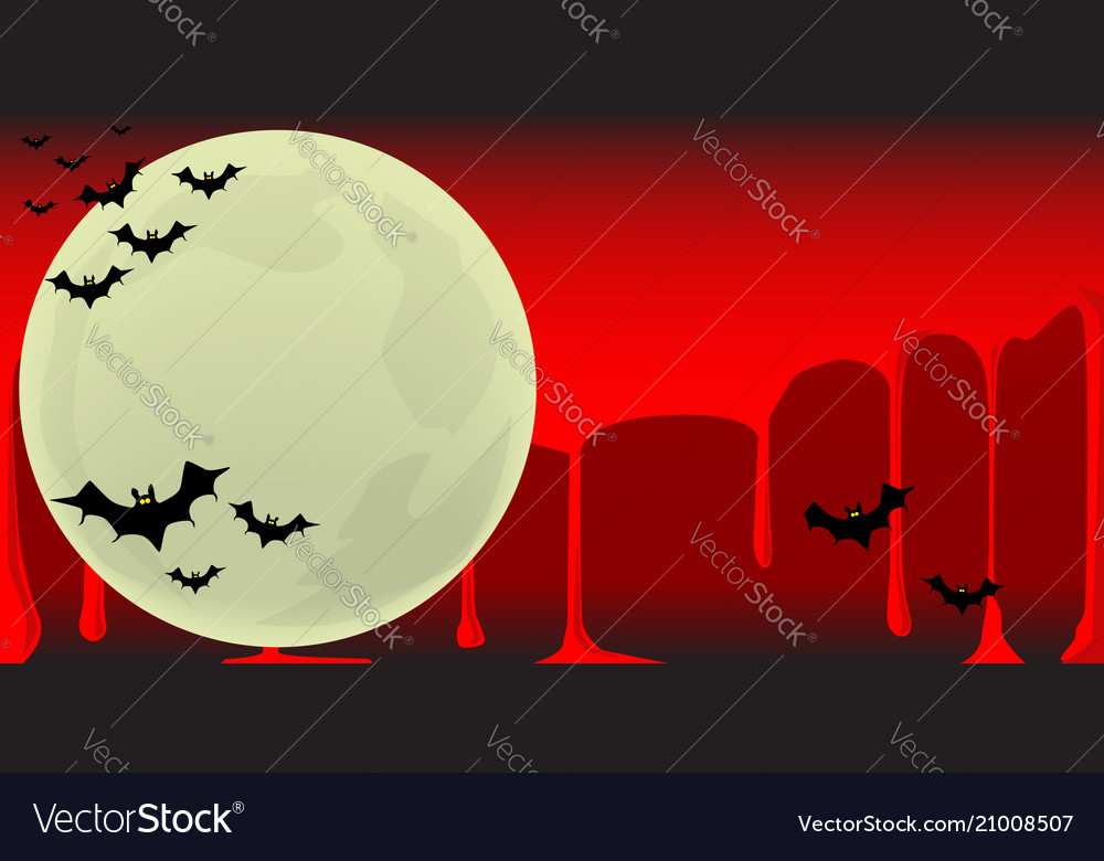 Vampire bats background Royalty Free Vector Image