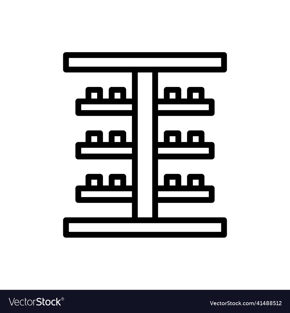 Racks Royalty Free Vector Image - VectorStock