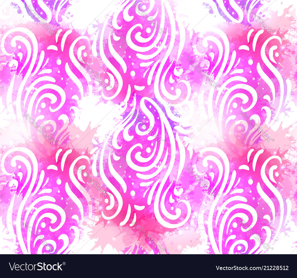 Seamless pattern with vintage tracery Royalty Free Vector