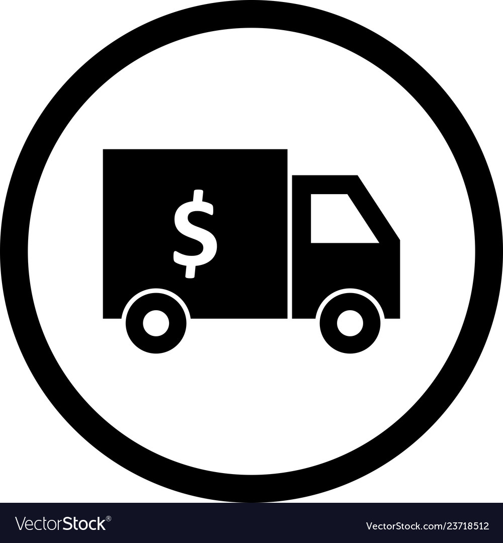 Security van icon Royalty Free Vector Image - VectorStock