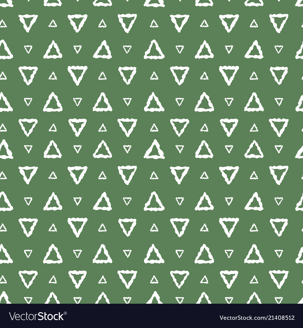Simple seamless pattern abstract triangles Vector Image