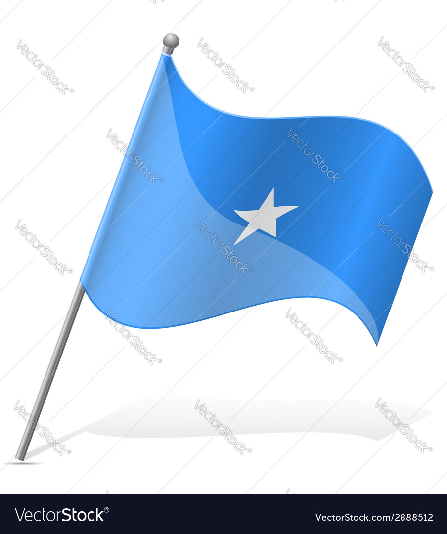 Somali Flag Royalty Free Vector Image - VectorStock