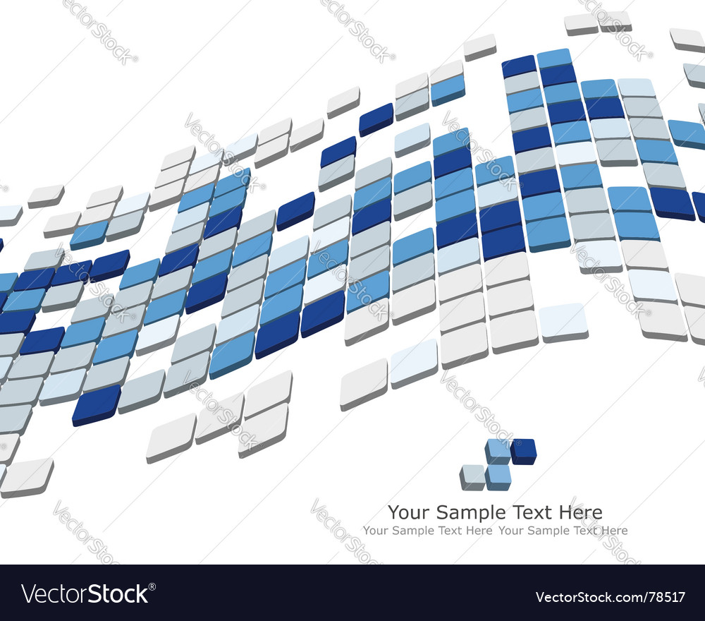 3d checked background Royalty Free Vector Image