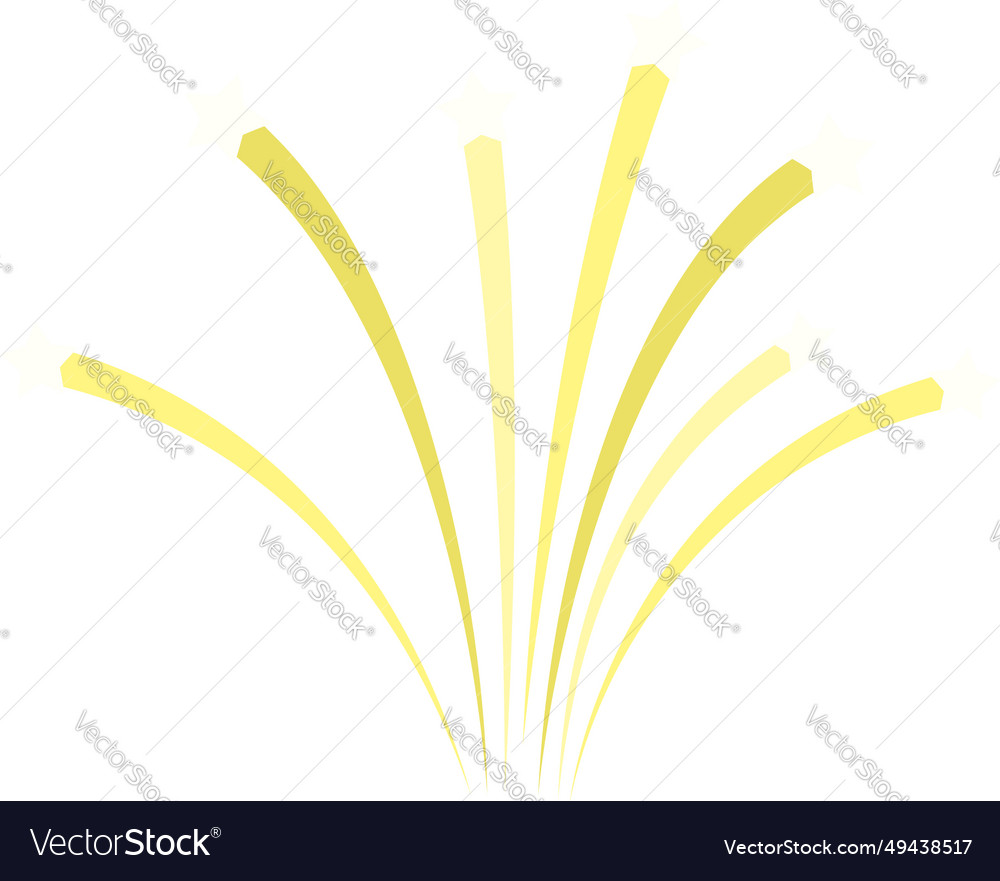 Fireworks simple element Royalty Free Vector Image