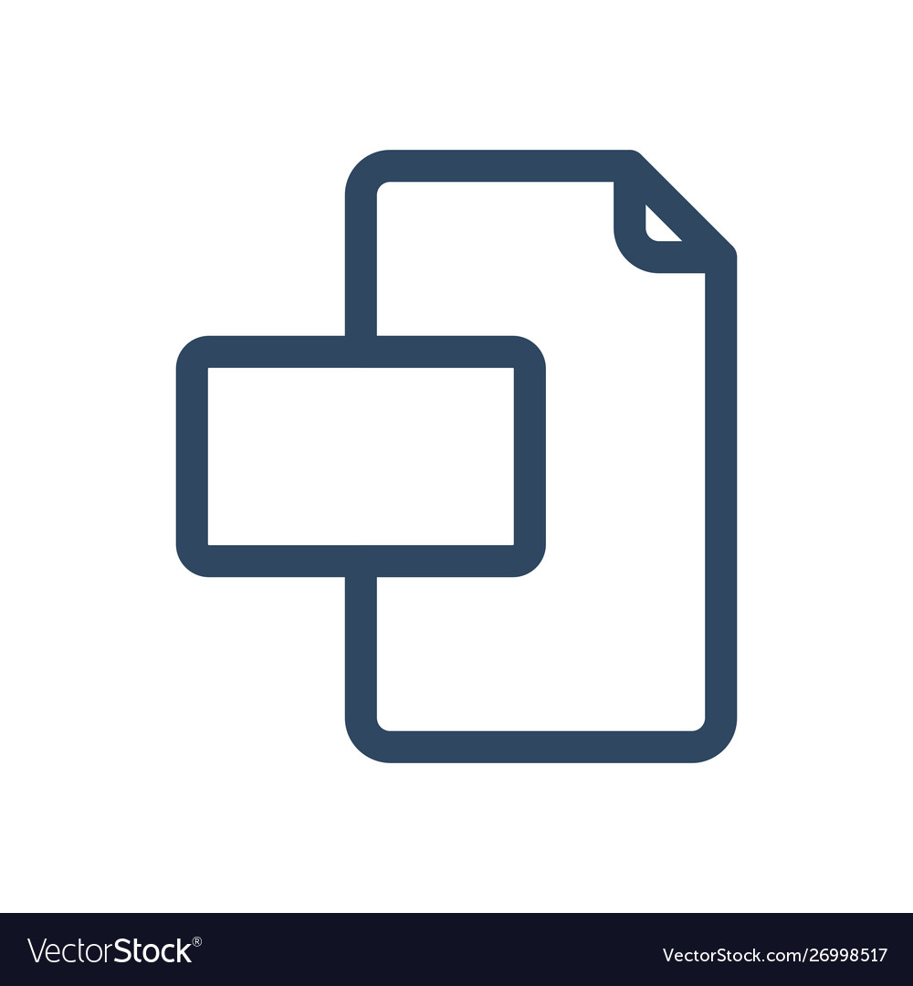 Isolated document design Royalty Free Vector Image