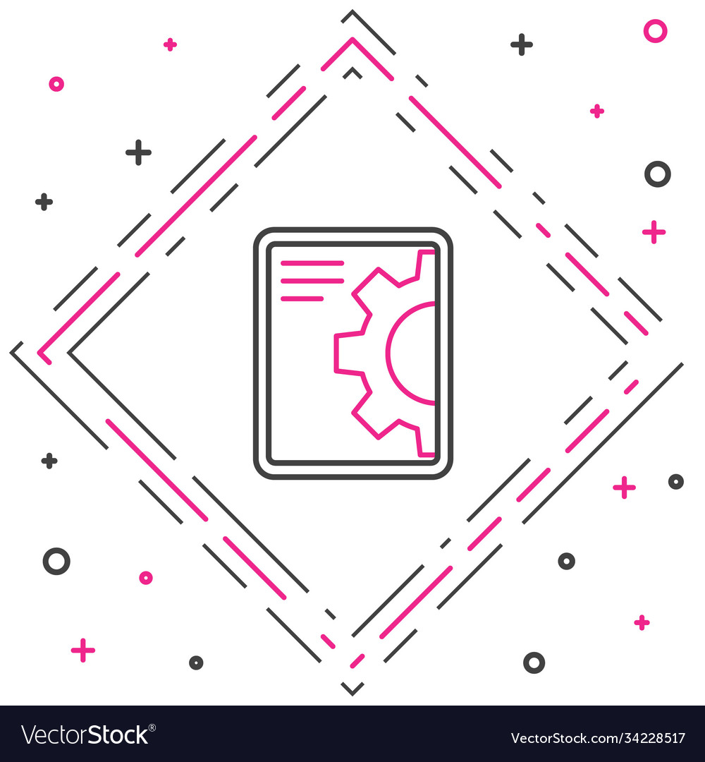 Line software web development programming Vector Image