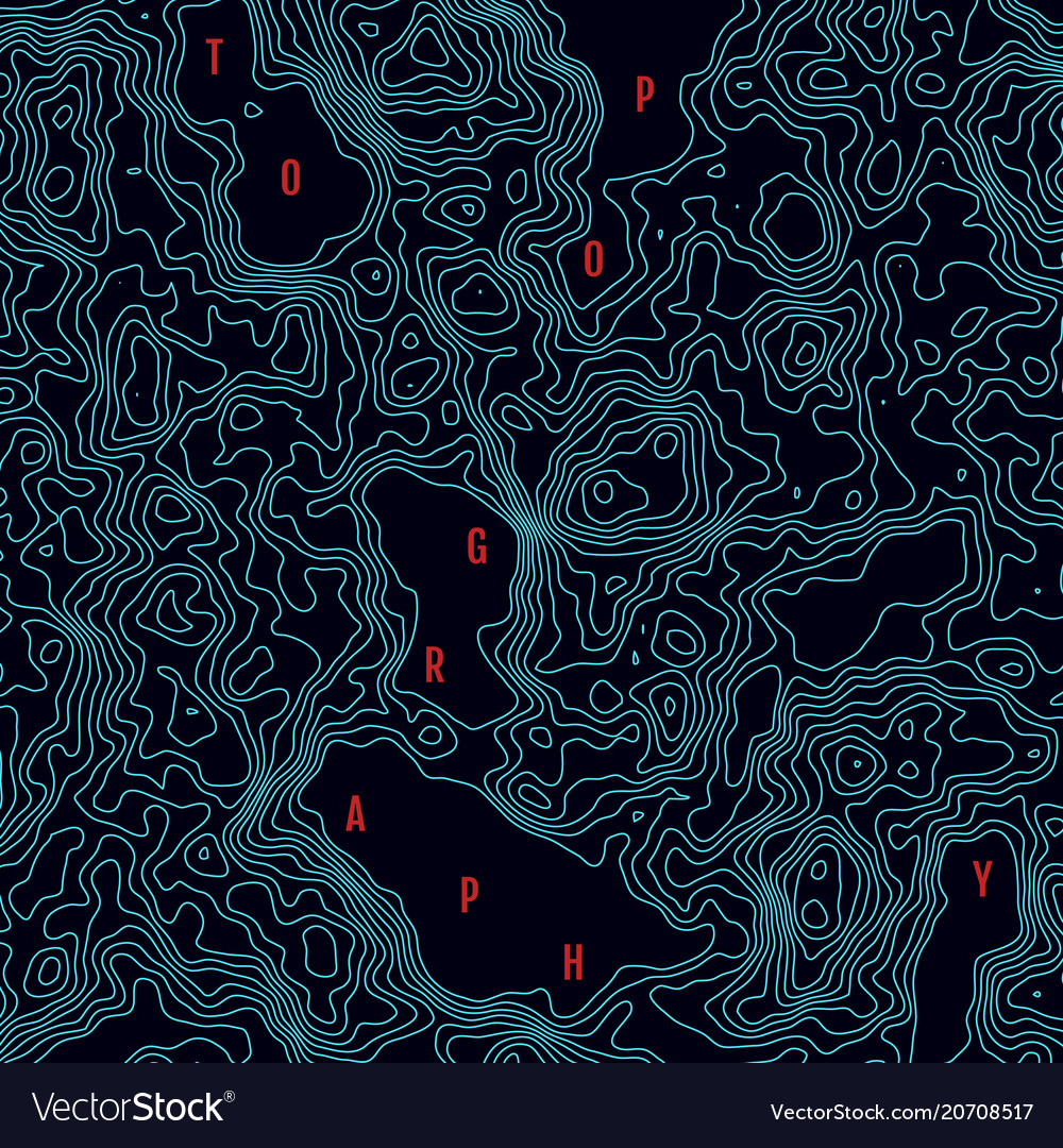 Topography map Royalty Free Vector Image - VectorStock