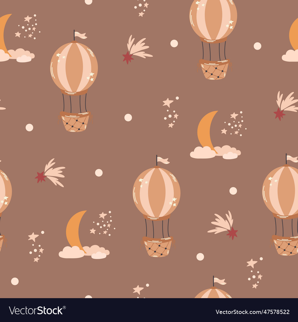 0580 balloon pattern Royalty Free Vector Image
