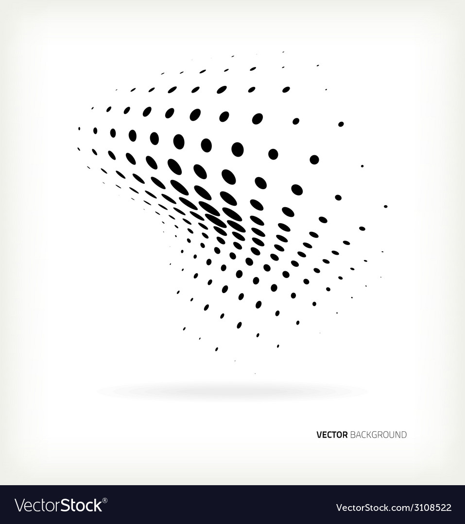 3d sphere from points Royalty Free Vector Image