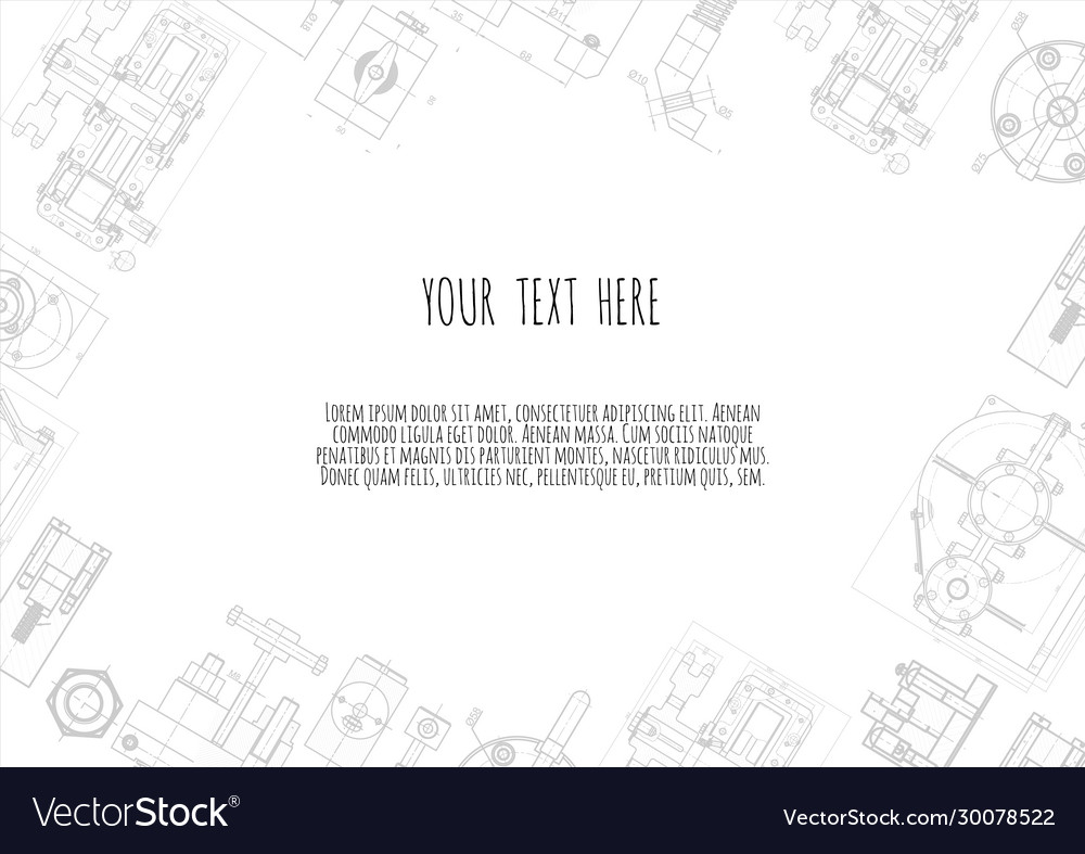 Engineering backgrounds mechanical Royalty Free Vector Image
