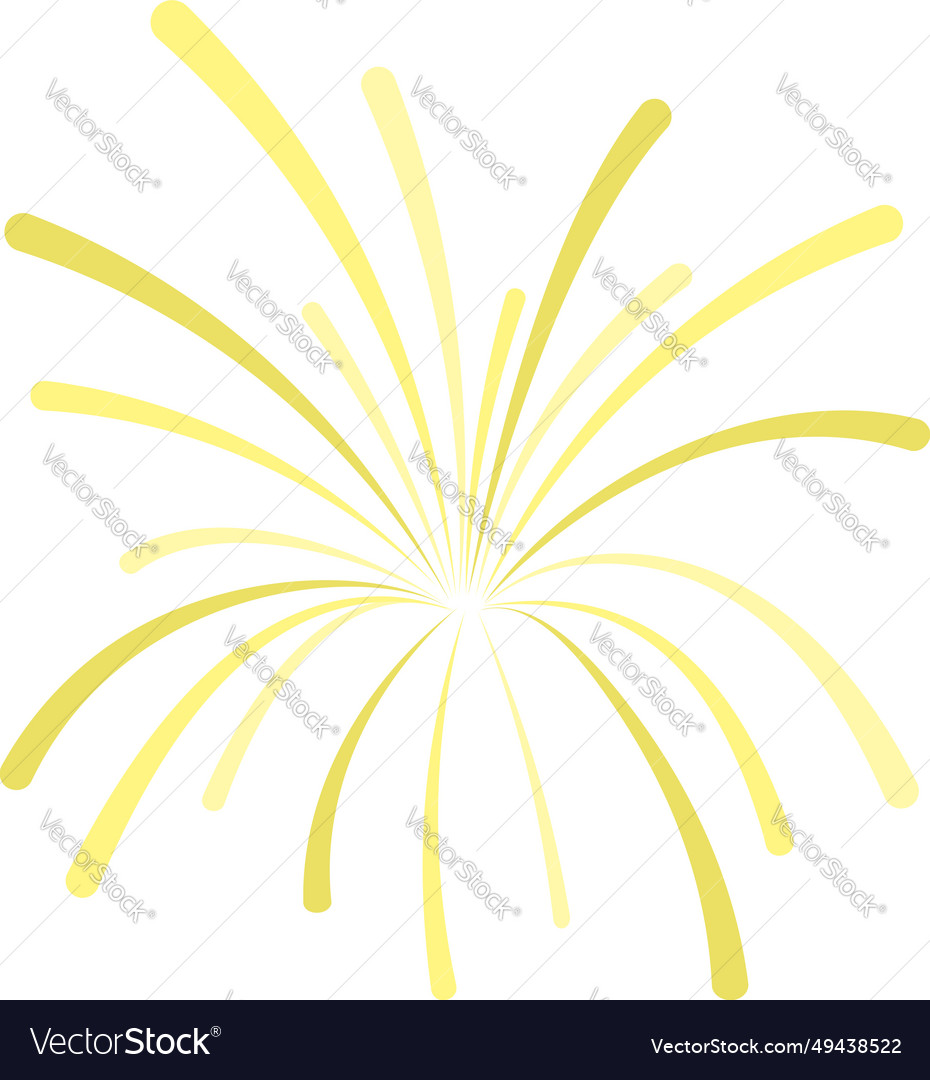 Fireworks simple element Royalty Free Vector Image