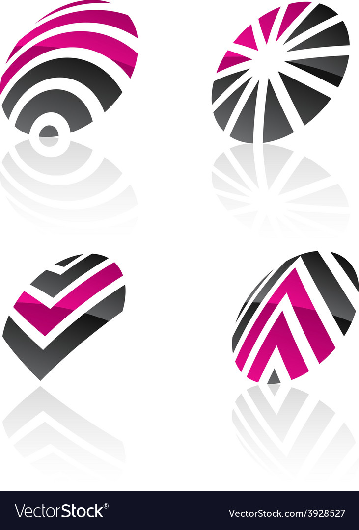 Abstract design elements Royalty Free Vector Image