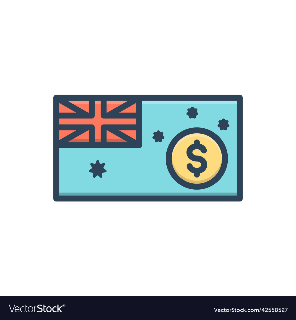 Aud Royalty Free Vector Image - VectorStock