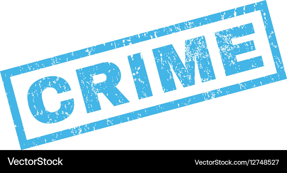 Crime rubber stamp Royalty Free Vector Image - VectorStock