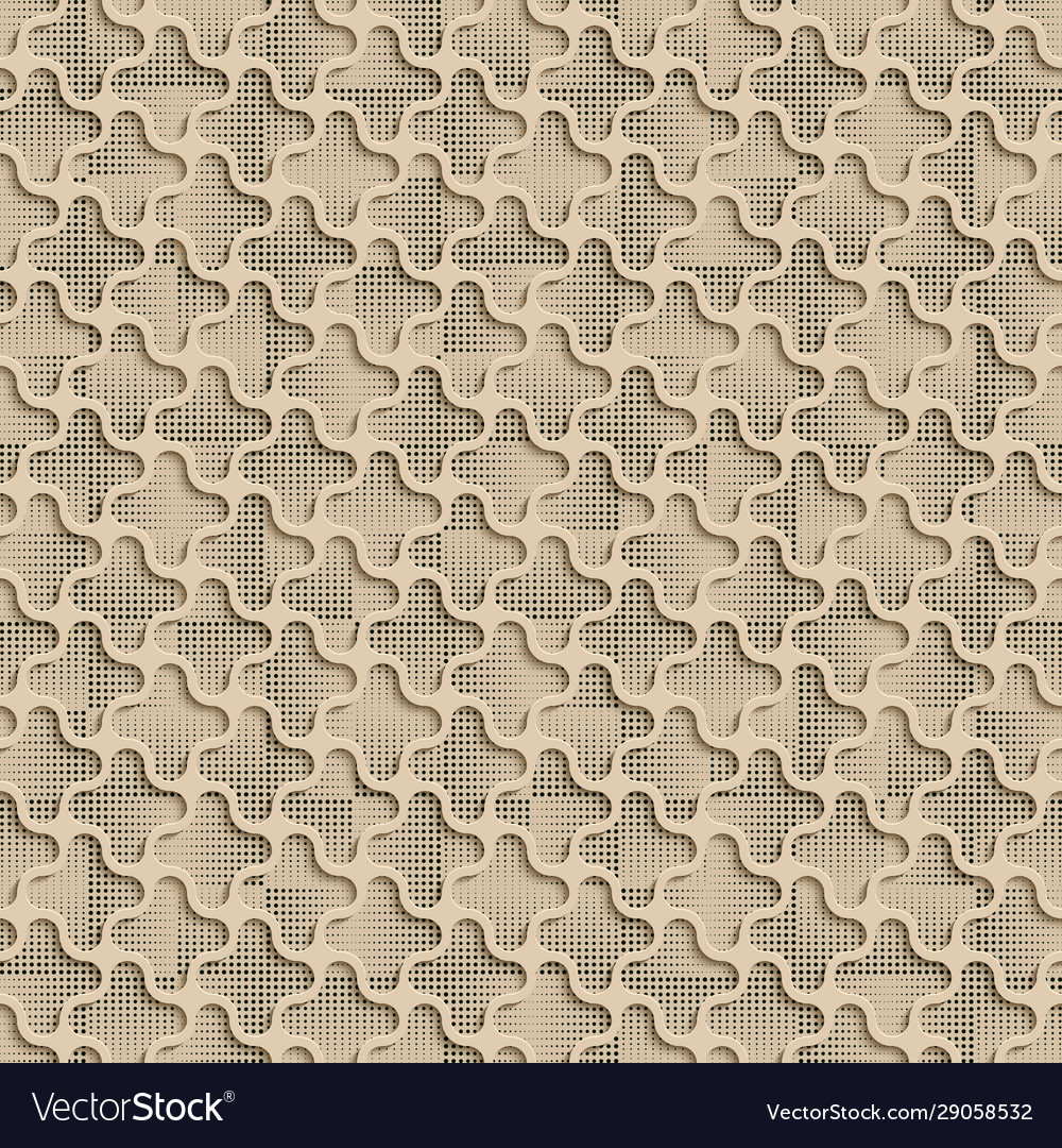 Abstract seamless background pattern 3d Royalty Free Vector