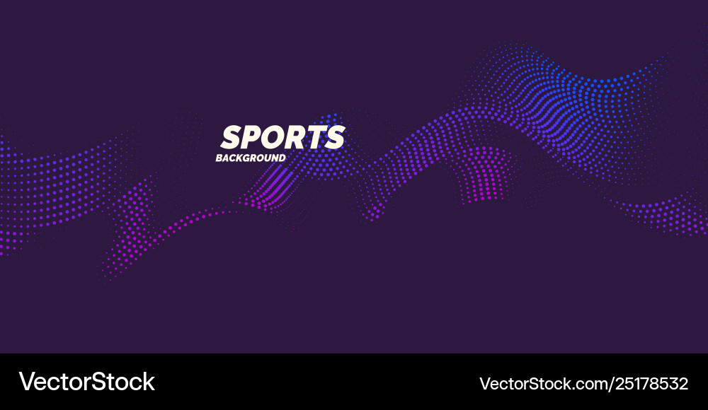 Colored poster for sports suitable Royalty Free Vector Image