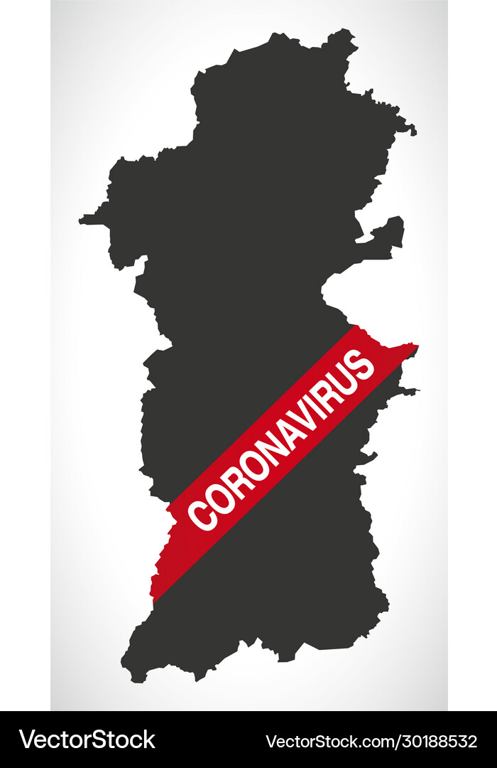 Powys wales uk principal area map Royalty Free Vector Image