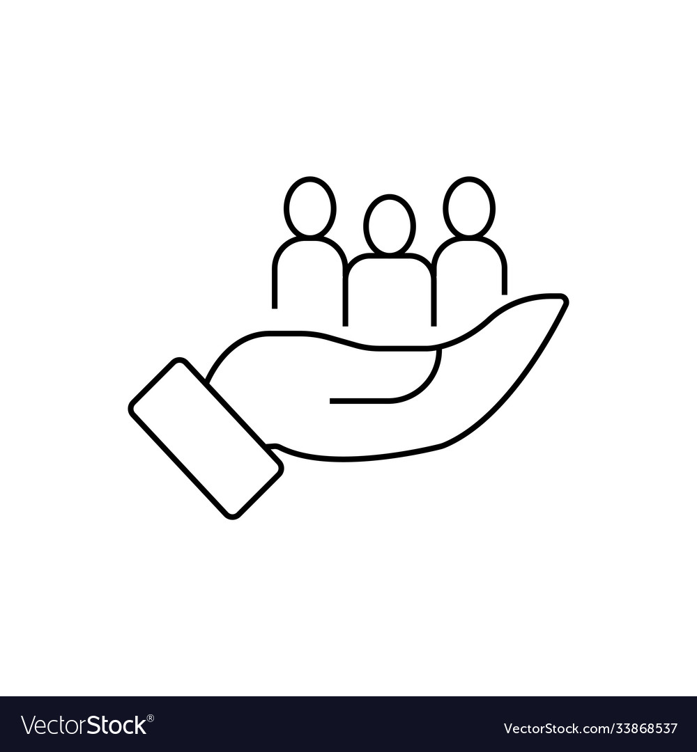 Group representment icon Royalty Free Vector Image