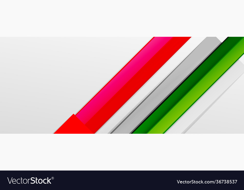 Multicolored lines background design template Vector Image