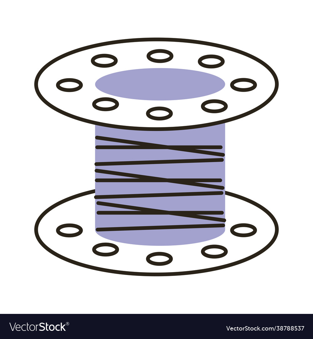 Thread roll tool Royalty Free Vector Image - VectorStock