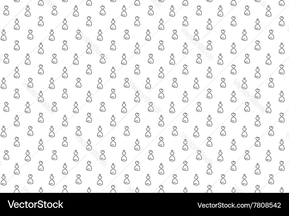 Girl and boy seamless background Royalty Free Vector Image
