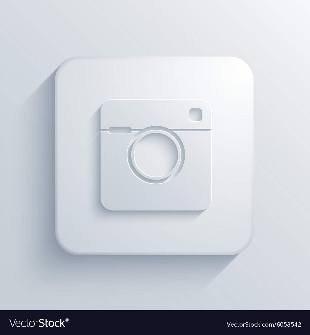 Modern camera light icon Royalty Free Vector Image