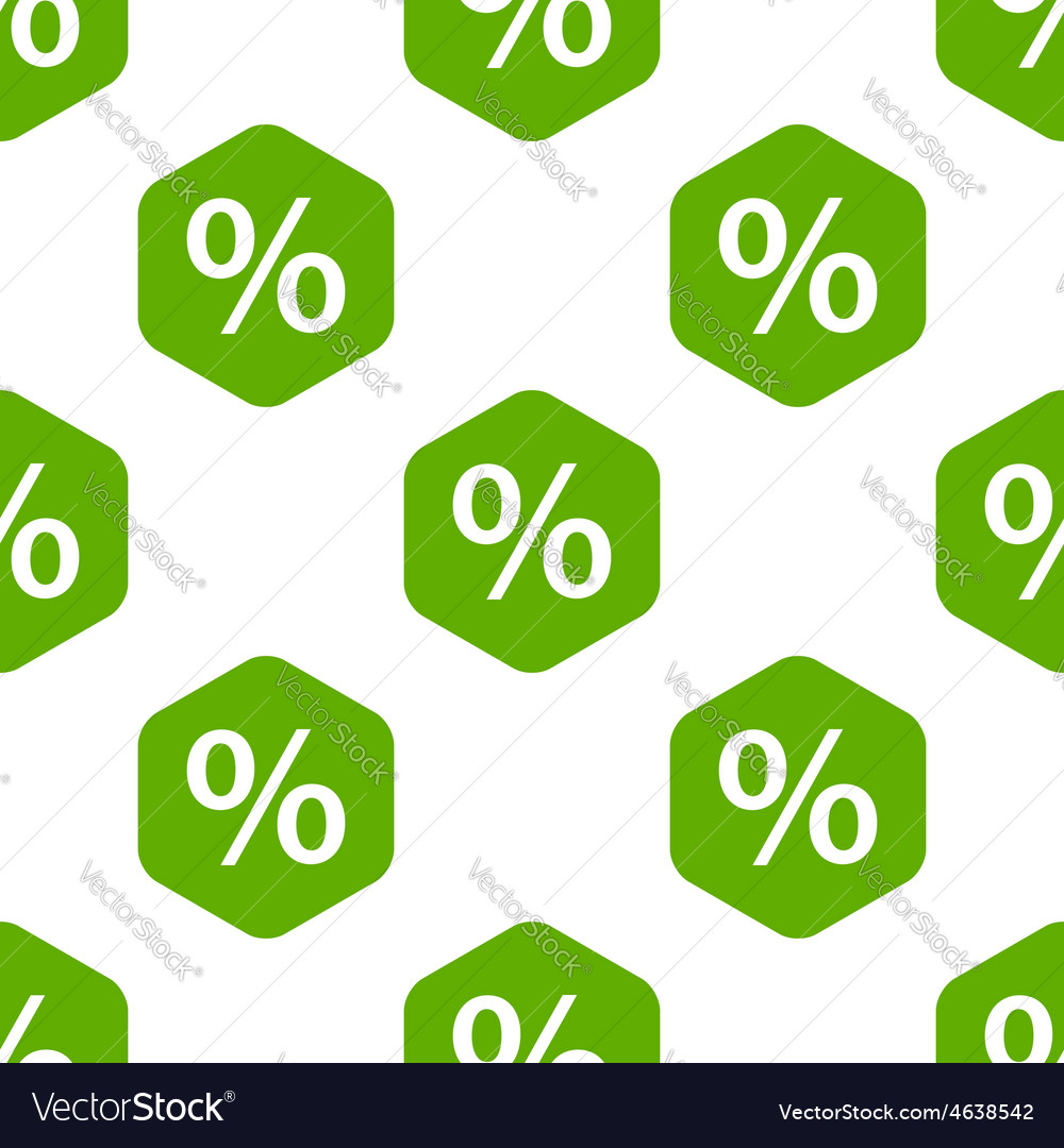 Percent pattern Royalty Free Vector Image - VectorStock