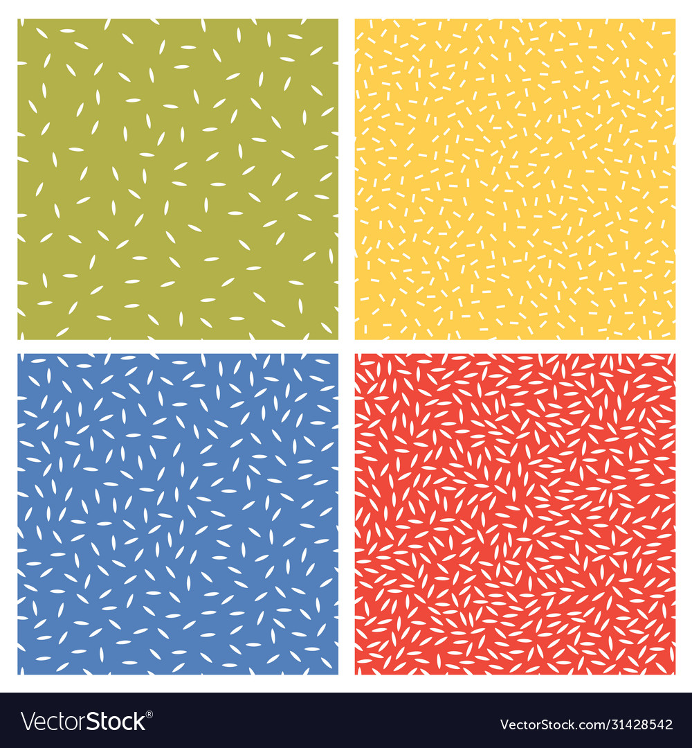 Set seamless abstract texture patterns Royalty Free Vector
