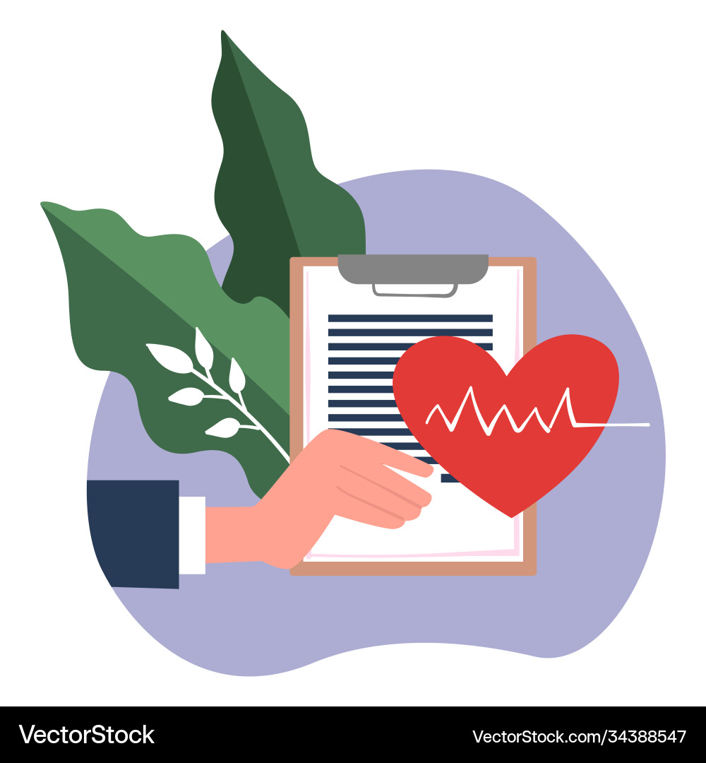 Health insurance coverage expenses on clinics Vector Image