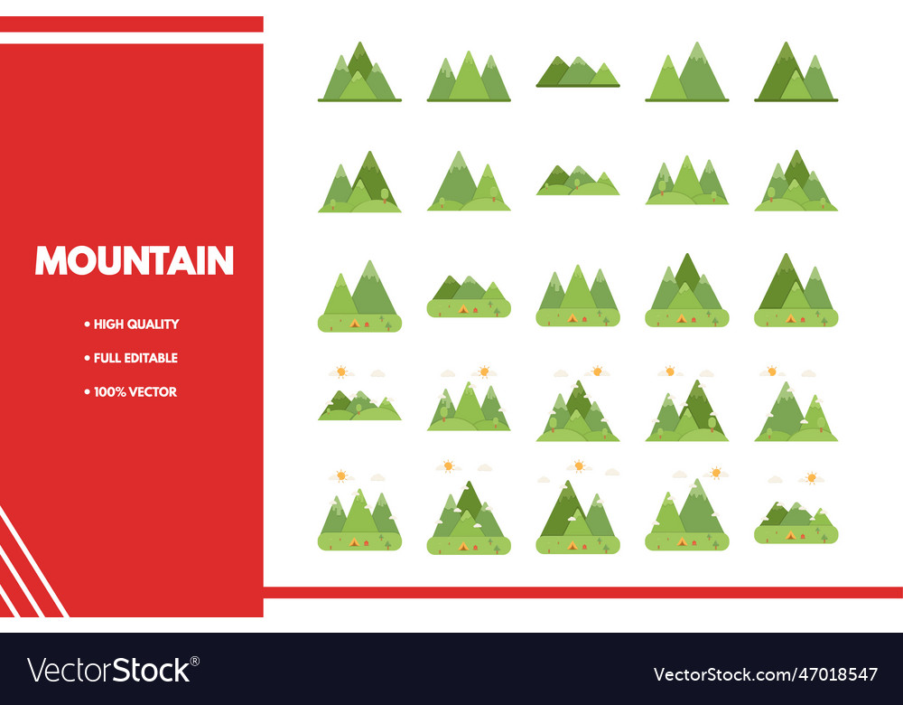 Mountain Royalty Free Vector Image - VectorStock