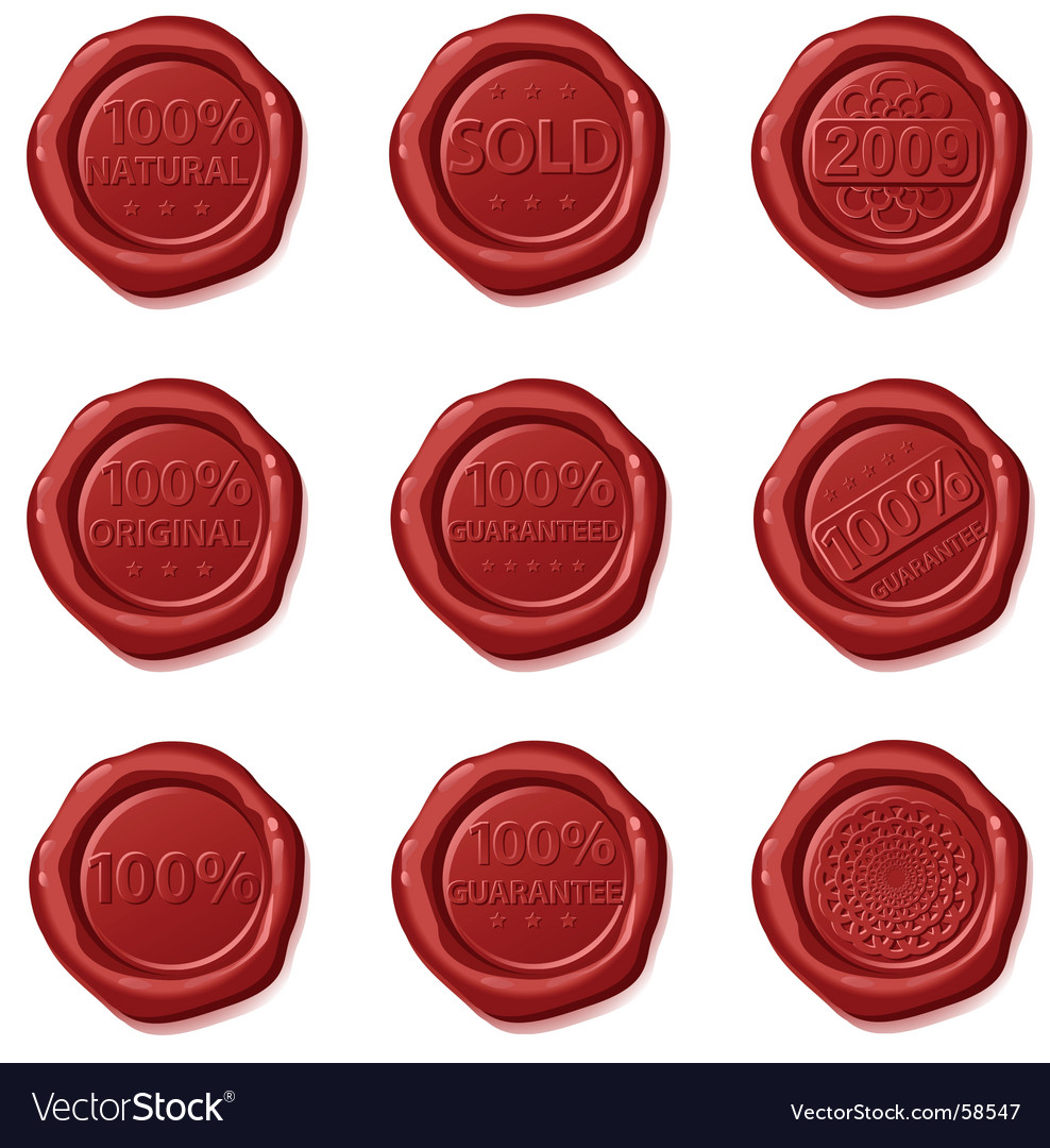 Seal set Royalty Free Vector Image - VectorStock