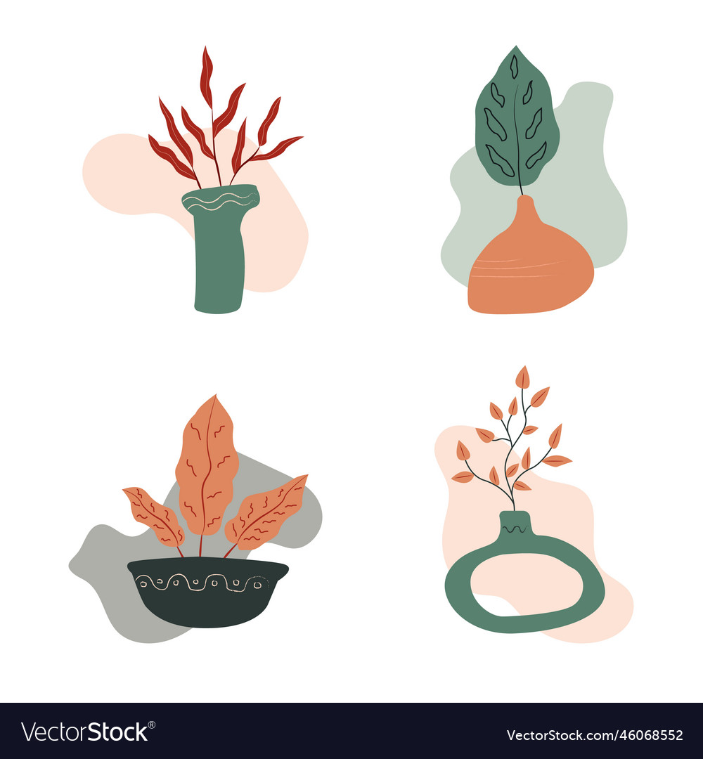 Boho vase Royalty Free Vector Image - VectorStock