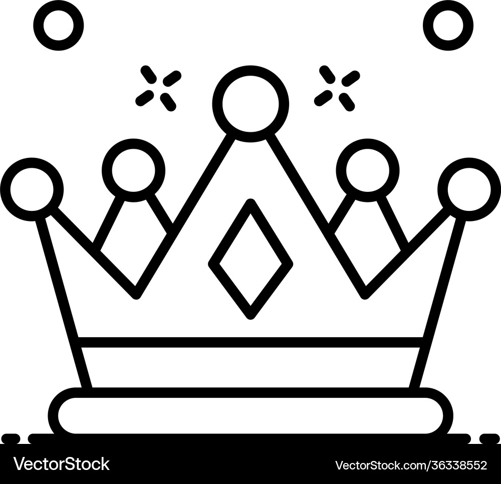 Crown Royalty Free Vector Image - VectorStock