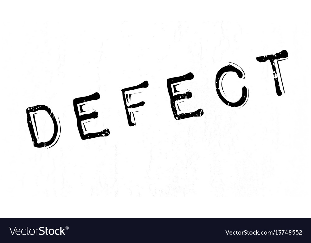 Defect rubber stamp Royalty Free Vector Image - VectorStock