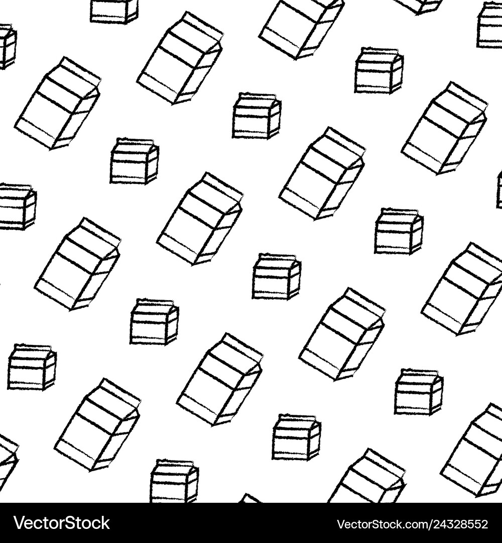Grunge healthy milk box drink background Vector Image