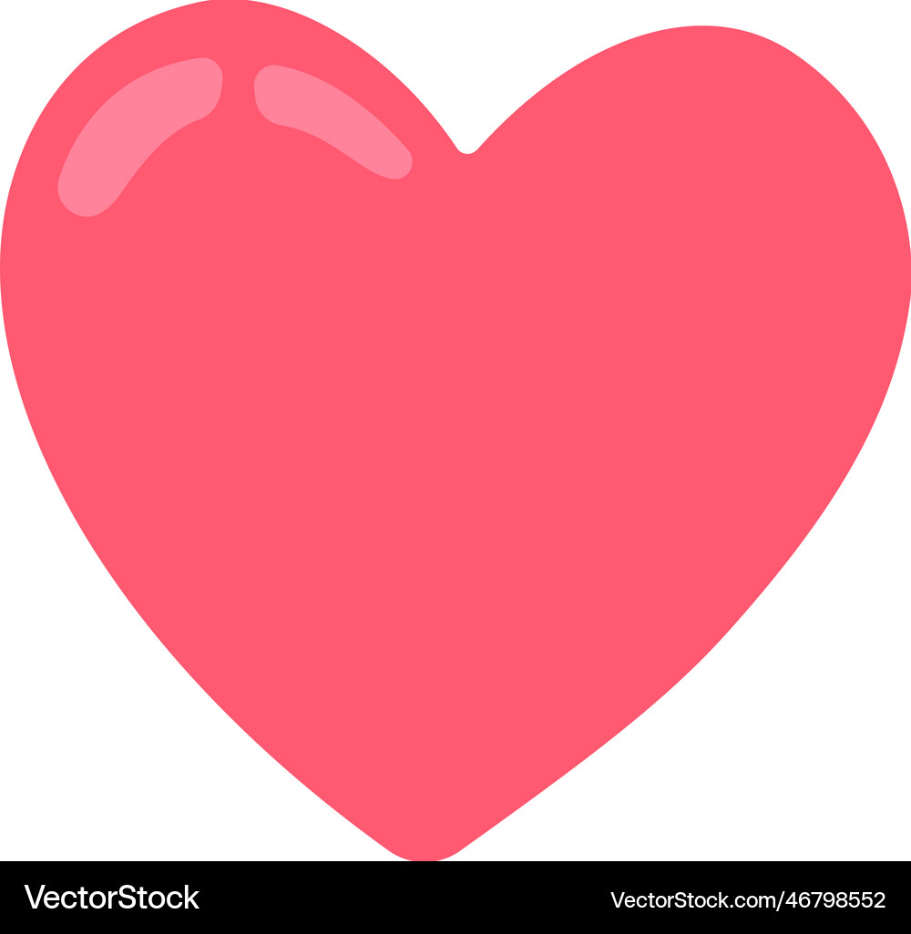 Heart shape icon Royalty Free Vector Image - VectorStock