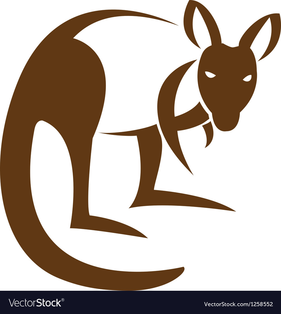Kangaroo Royalty Free Vector Image - VectorStock