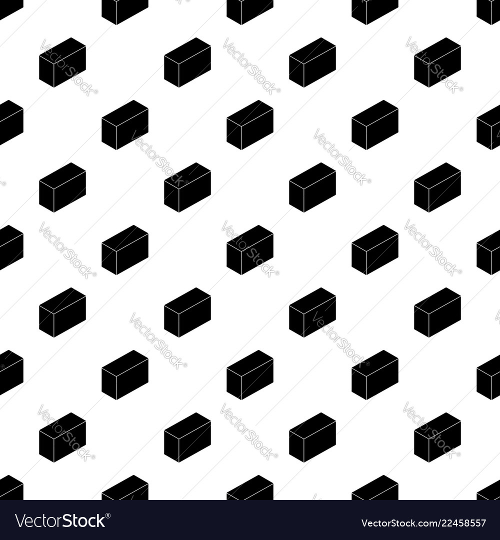 Cement block pattern seamless Royalty Free Vector Image