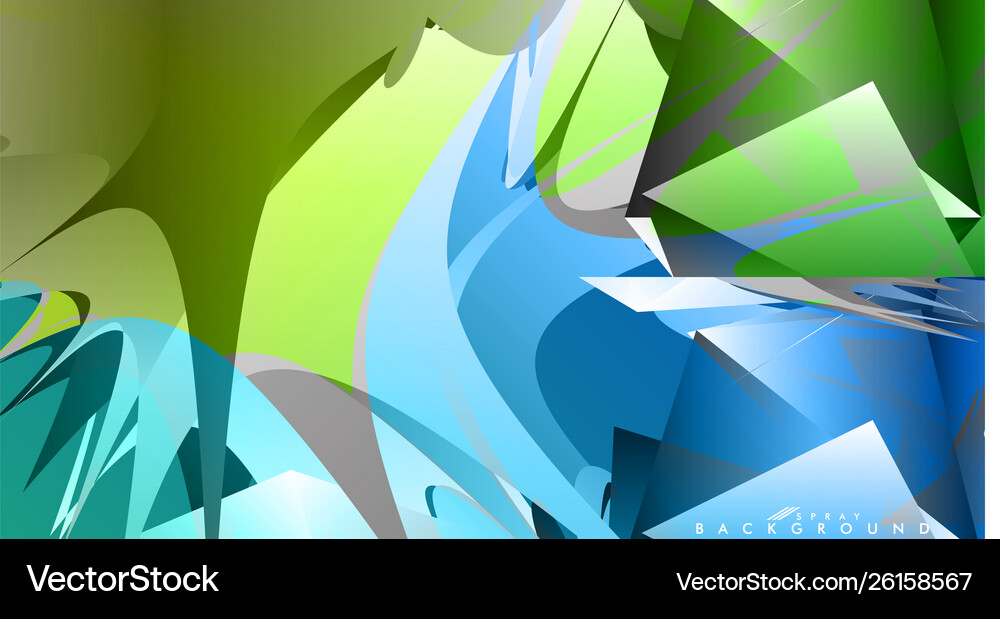 Abstract background color watercolor mix Vector Image